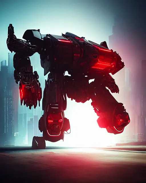 cyberpunk mecha bull with glowing red eyes, hyper | Stable Diffusion ...