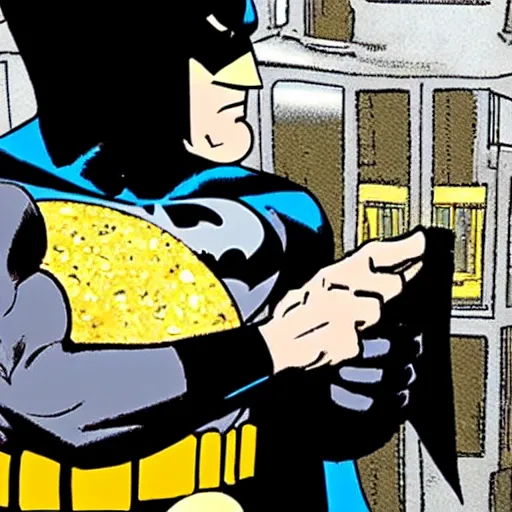 batman eating a large sandwich while crying | Stable Diffusion | OpenArt