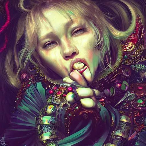 gluttonous monster, maximalist, high detail, 8k, | Stable Diffusion ...