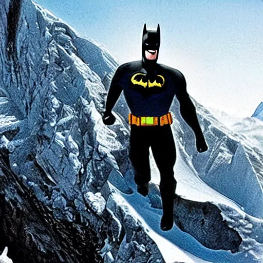 batman climbing mount everest | Stable Diffusion | OpenArt