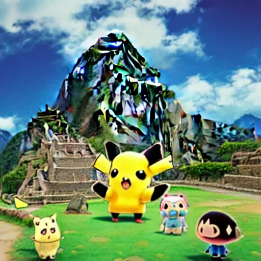 Extremely cute and adorable key visual of Machu | Stable Diffusion ...