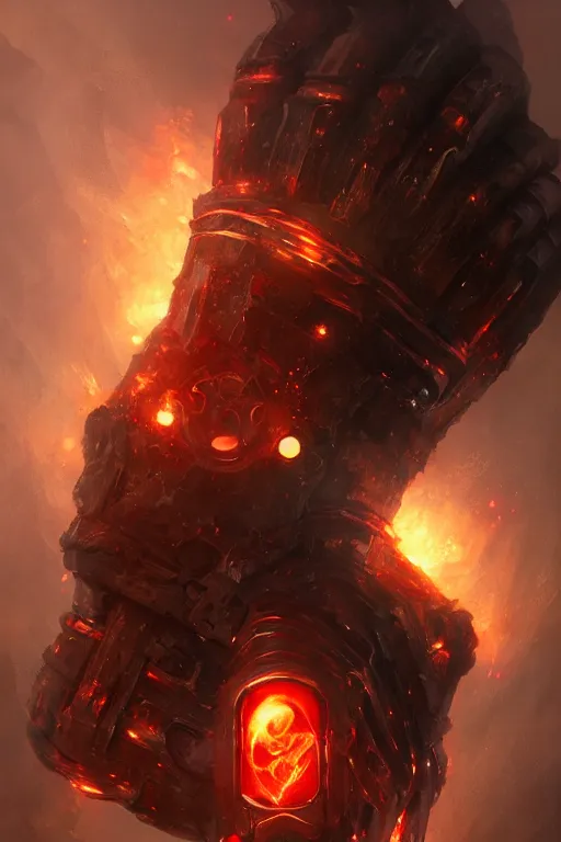 biomechanical power glove imbued with the powers of | Stable Diffusion ...