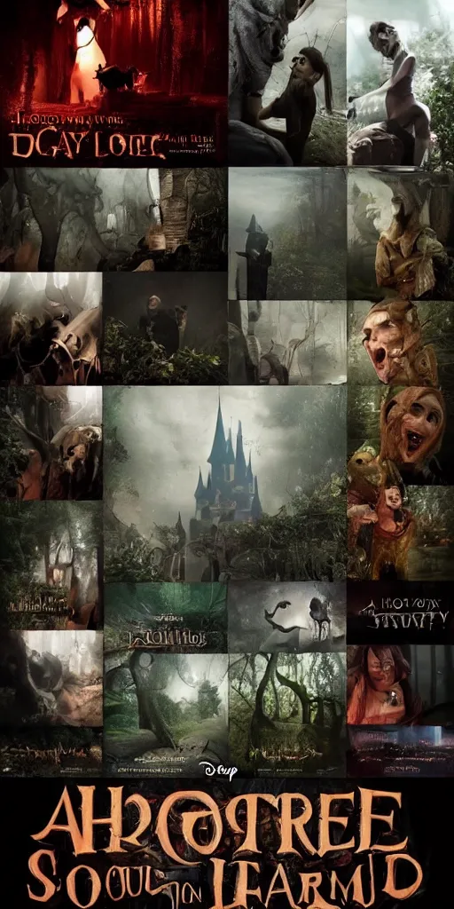 a horrible and scary disney movie, photorealistic, | Stable Diffusion ...