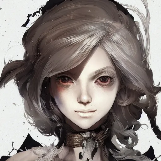 highly detailed portrait of a pretty necromancer lady | Stable ...