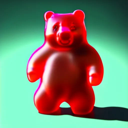 gummy bear j - lo, transparent, gelatin, portrait | Stable Diffusion ...