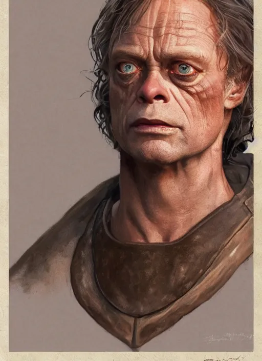 upper body portrait of brad dourif as mentat piter de | Stable ...