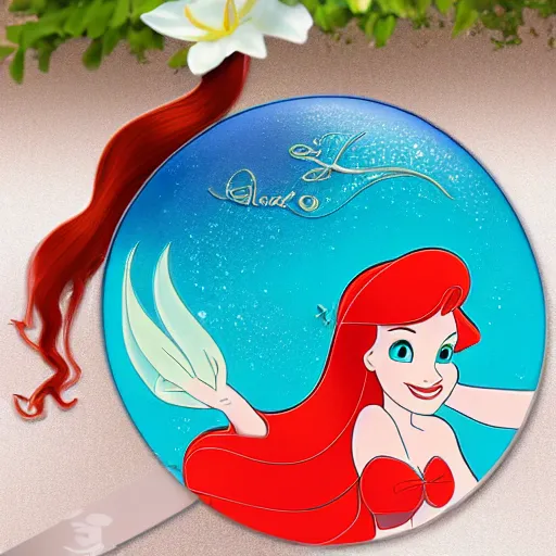 a q posket of princess ariel form the little mermaid, | Stable ...