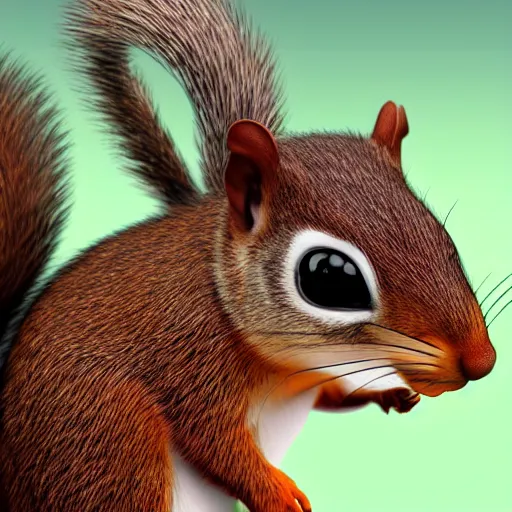 photorealistic squirrel from the simpsons, squirrel | Stable Diffusion ...