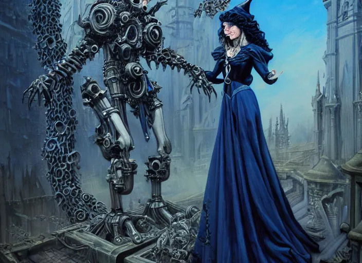 a beautiful witch queen with bright blue eyes, pale | Stable Diffusion ...