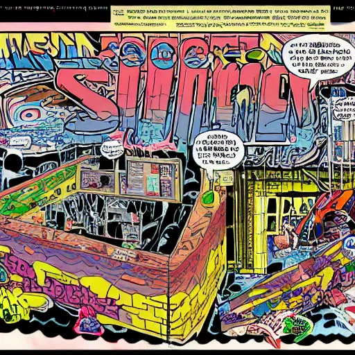 comic book page of | Stable Diffusion | OpenArt