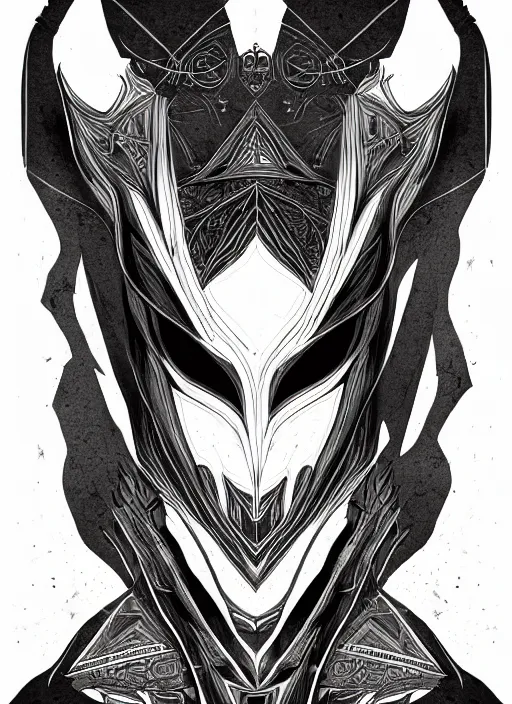 symmetry concpet art, full shot, traditional ink, | Stable Diffusion ...