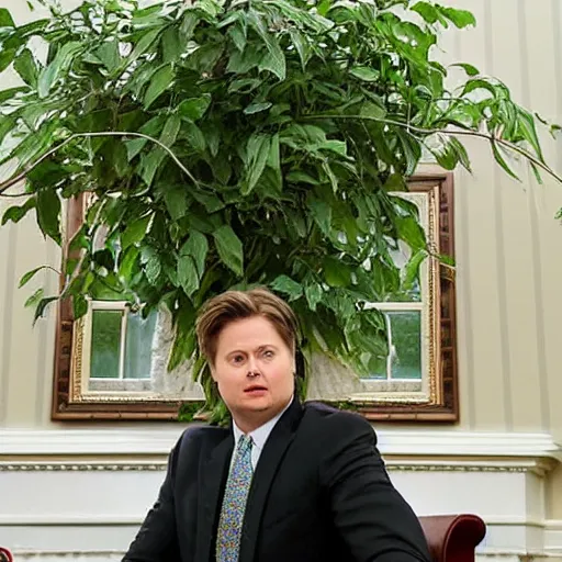 tim heidecker spagett hiding behind a plant in the | Stable Diffusion ...