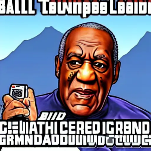 Bill Cosby Grand Theft Auto loading screen | Stable Diffusion | OpenArt