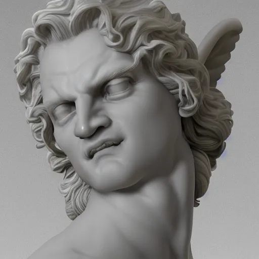 a delicate renaissance marble sculpture of Lucifer | Stable Diffusion ...