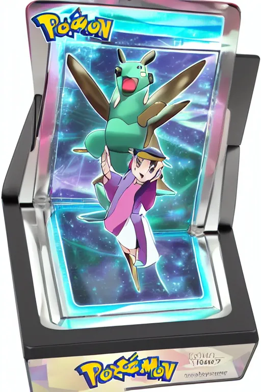 holographic pokemon card based on an office worker, | Stable Diffusion ...
