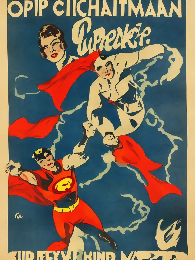 1930s poster painting, super hero captain milk | Stable Diffusion | OpenArt