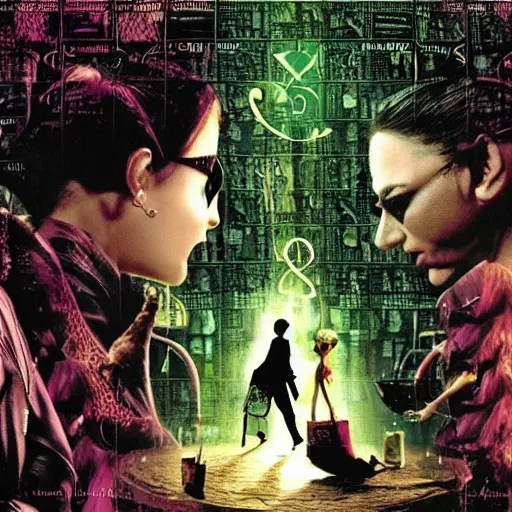 the matrix, Alice in wonderland | Stable Diffusion | OpenArt