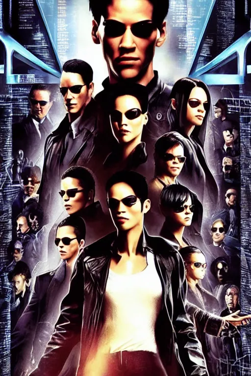 neo from matrix holding red pill close to his mouth, a | Stable ...