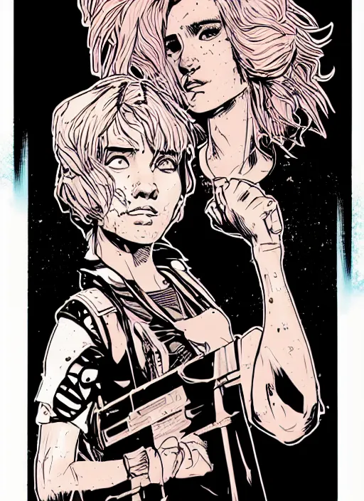 alternative girl portrait by laurie greasley, xsullo | Stable Diffusion ...