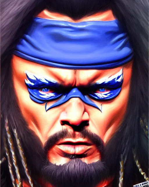 realistic painting of randy macho man savage, crying | Stable Diffusion ...