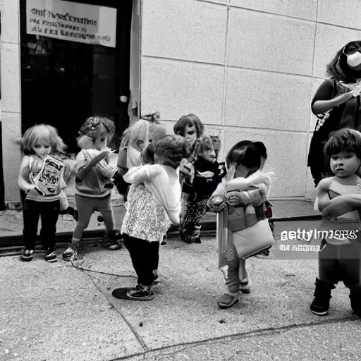 Toddlers protesting infront of a daycare centre, news | Stable ...