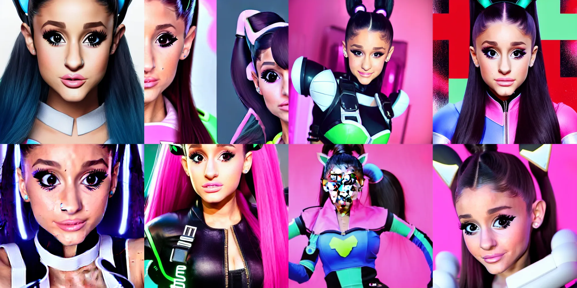 UHD photorealistic Ariana Grande cosplaying as DVA | Stable Diffusion ...