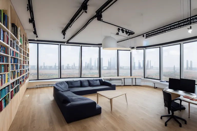 interior of a bright streamer studio with the latest | Stable Diffusion ...