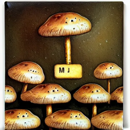 computer keyboard with mushrooms as keys, by jean - | Stable Diffusion | OpenArt