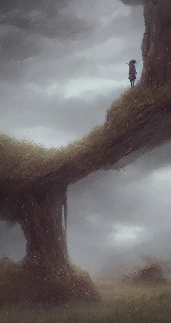 a desolate, lonely landscape, drawn by tsutomu nihei | Stable Diffusion ...