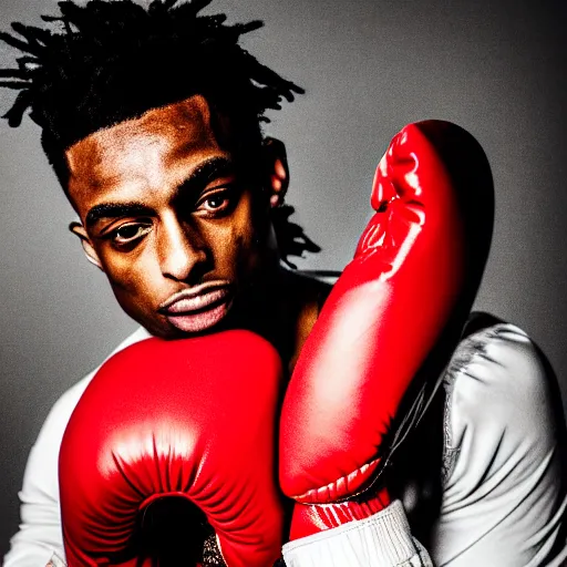 playboi carti boxing tony soprano, dynamic lighting, | Stable Diffusion ...