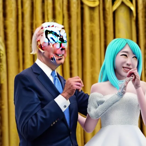 8 k professional photograph of president joe biden and | Stable ...