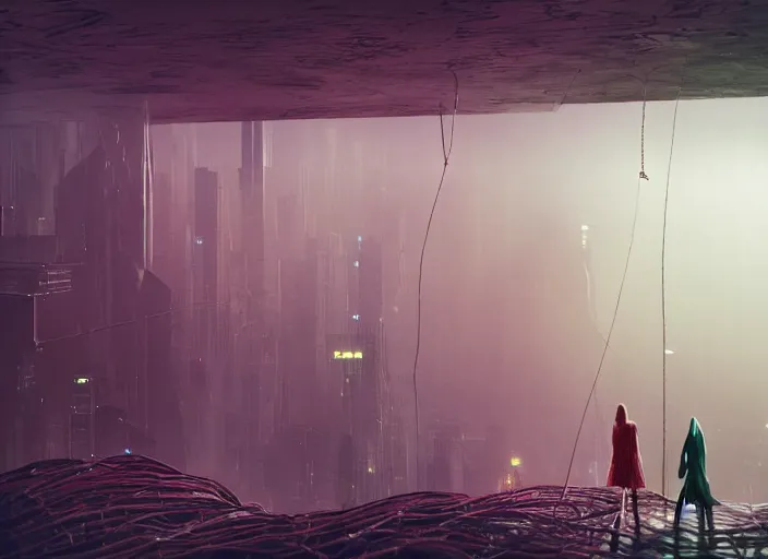 rgb, woman, skyscrapers, on an alien planet, movie | Stable Diffusion ...