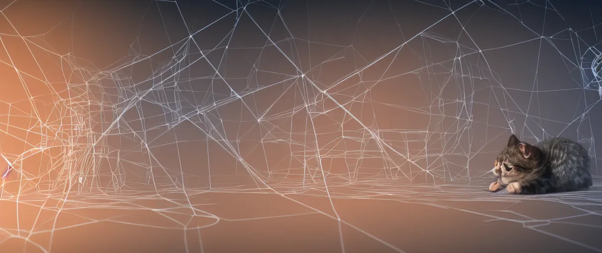 futuristic 3 d render of schrodinger's cat, quantum | Stable Diffusion | OpenArt