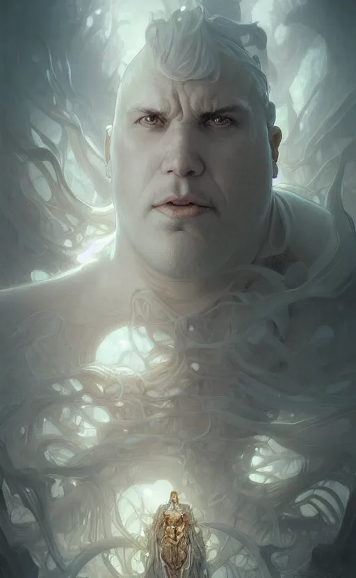 portrait of a gigantic white monstrosity of a man, a | Stable Diffusion ...