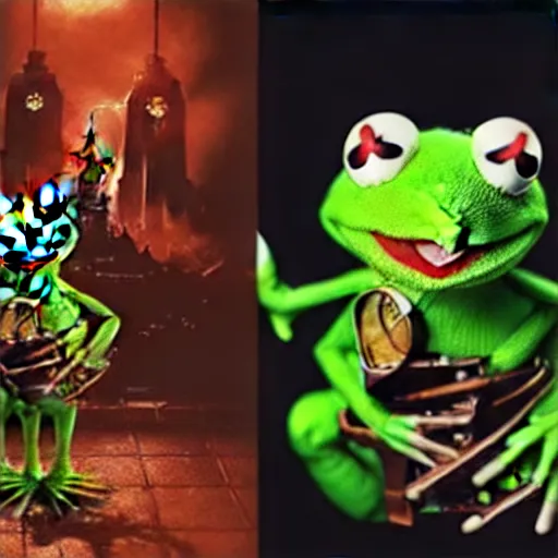 High resolution DSLR photograph of Kermit The Frog as | Stable ...