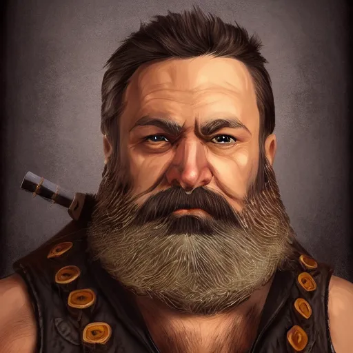 portrait, 50 years old man :: small, stocky build :: | Stable Diffusion