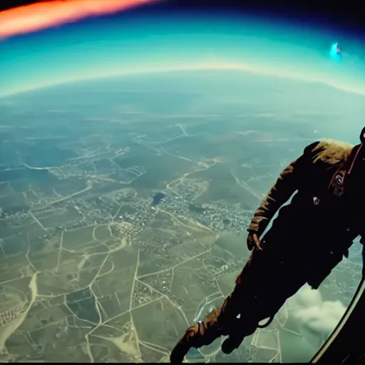 Travis Scott flying over Earth, 4k, Aubrey Powell, | Stable Diffusion ...