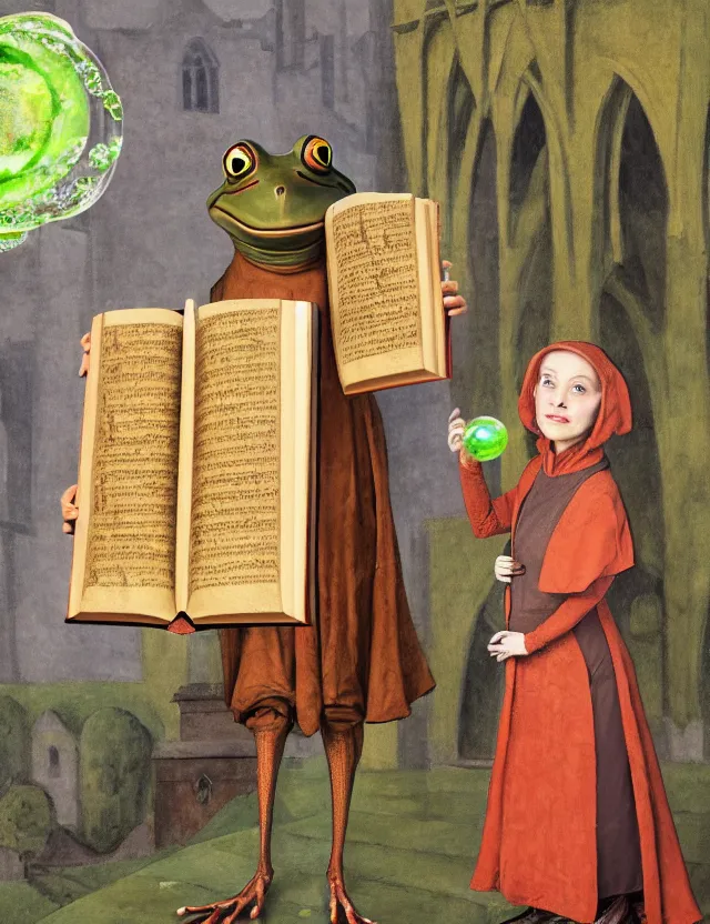 anthropomorphic bipedal frog that is dressed as a | Stable Diffusion ...