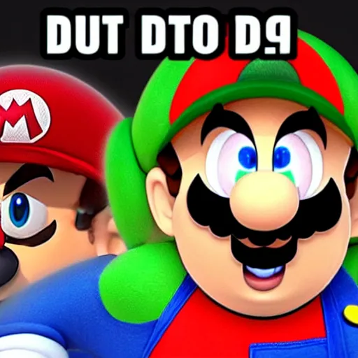 super mario destroying luigi at call of duty, in the | Stable Diffusion ...
