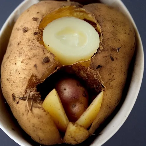 a potato inside of a potato inside of a potato inside | Stable ...