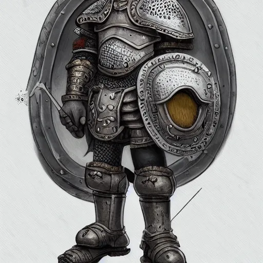 portrait of homer simpson wearing armor, dark fantasy, | Stable ...