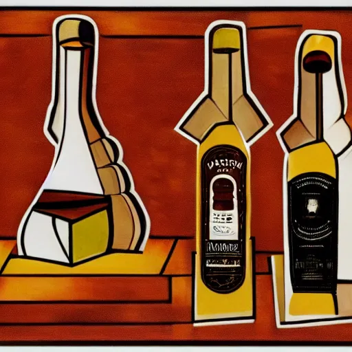 whiskey bottle cubism | Stable Diffusion | OpenArt