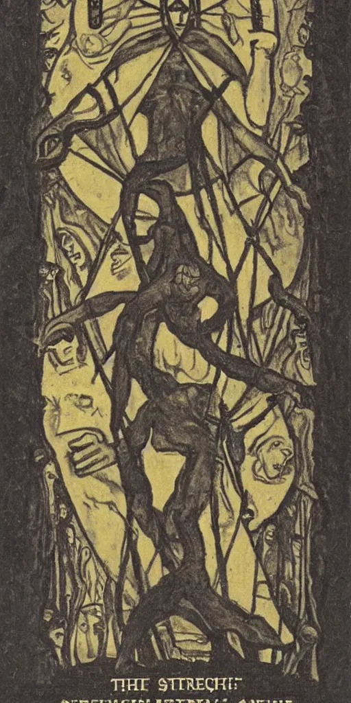 The Strength Tarot Card By Austin Osman Spare Stable Diffusion OpenArt