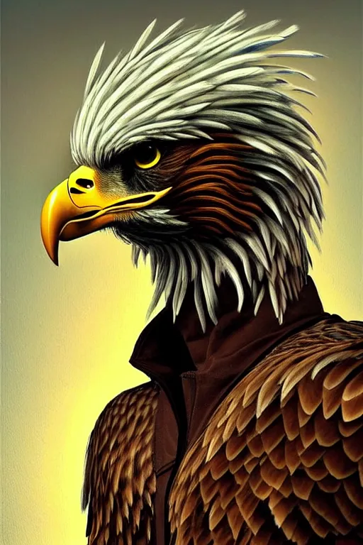epic professional digital art of a human - eagle | Stable Diffusion ...