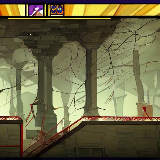 Screenshot Of A Point And Click Game In A Liminal Space Stable Diffusion