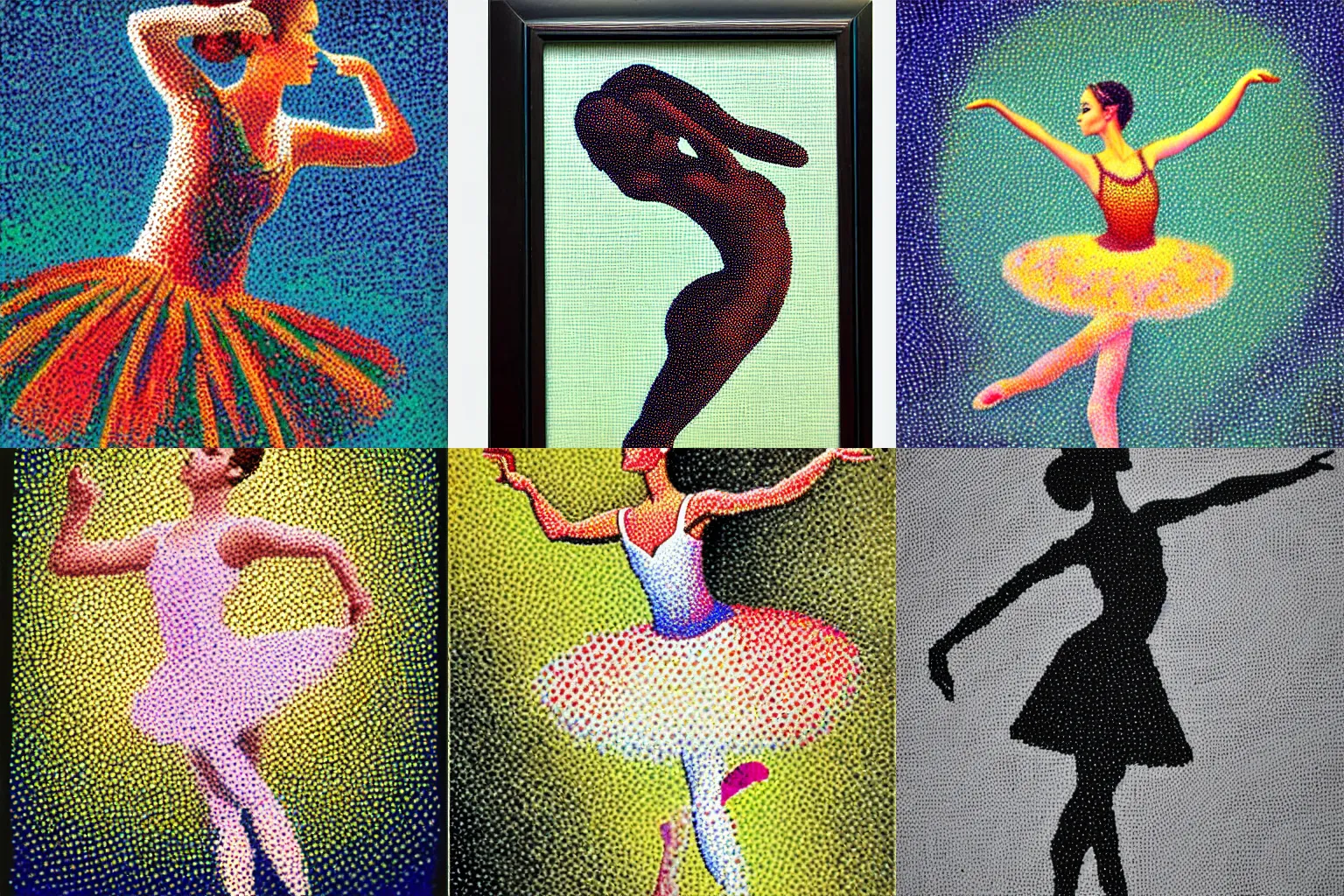 ballet dancer pointillist | Stable Diffusion | OpenArt