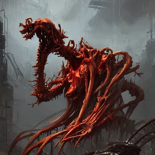 concept art by greg rutkowski, a hideous monster in | Stable Diffusion ...