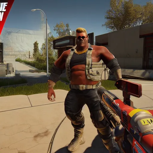duke nukem, unreal engine 5, high quality | Stable Diffusion