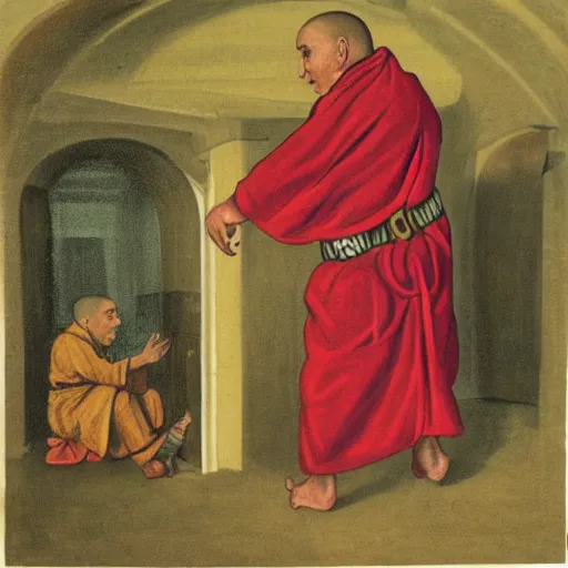 the ninth monk of christmas on the loo | Stable Diffusion | OpenArt