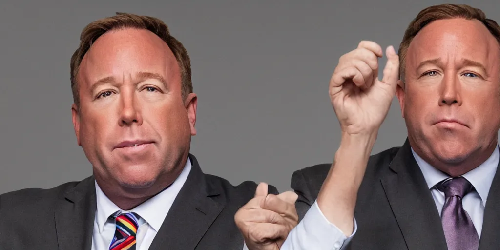 Alex Jones watching Obama pour rainbows into the water | Stable ...